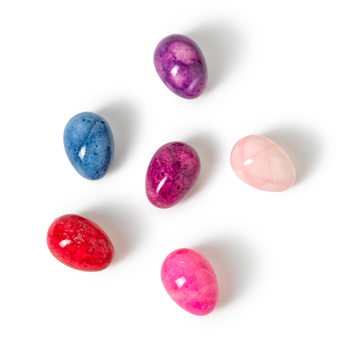 Alabaster Stone Eggs, 6 pk, Pink – In Flore